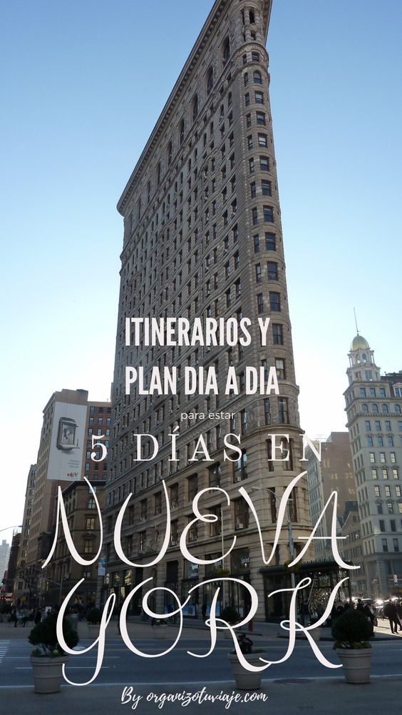 NUEVA YORK en 5 DÍAS, qué ver con itinerario + mapa ️